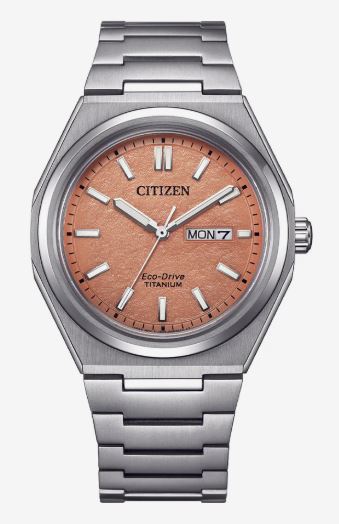 Citizen Zenshin Gents Eco-Drive Titanium Watch AW013...
