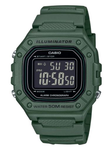 Casio Digital Mid Size Watch W218H-3B – Duffs Jewellers