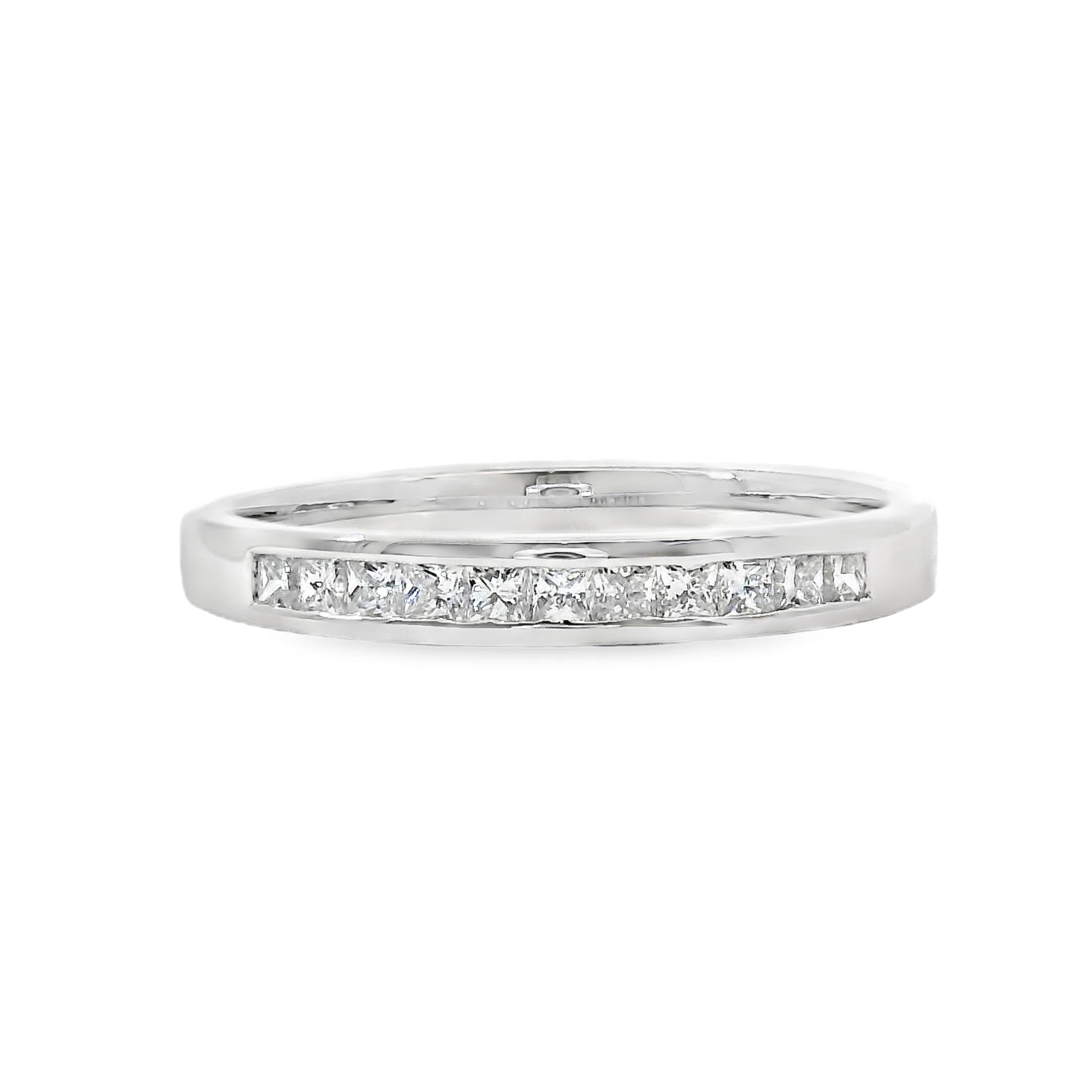 Princess Cut Diamond Channel Set Ring 11 = 0.26ct – Duffs Jewellers