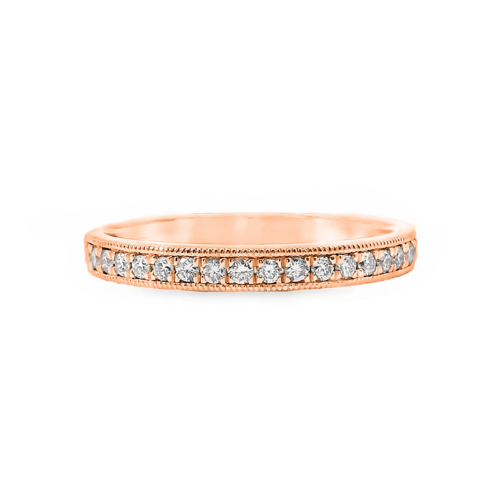 Grain Set Diamond Wedding Ring 19 = 0.20ct – Duffs Jewellers